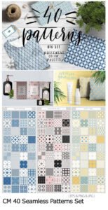 CM 40 Seamless Patterns Set | visualstorms visualstorms