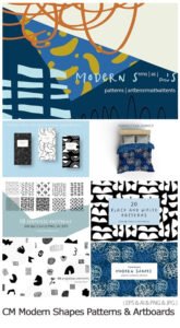 CM Modern Shapes Patterns And Artboards | visualstorms
