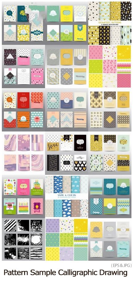 pattern wallpaper sample calligraphic drawing | visualstorms