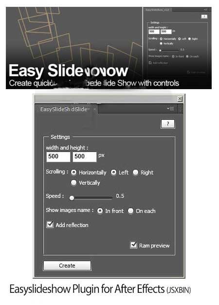 Easyslideshow Plugin for After Effects | visualstorms