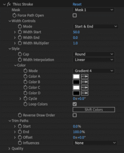 Thicc Stroke v1.1 Plugin For After Effect | visualstorms