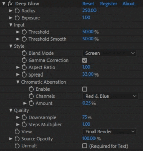 Deep Glow version 2_v1.0.2 Plugin For After Effect | visualstorms