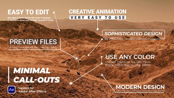 Minimal Call-Outs | visualstorms