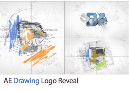 Drawing Logo Reveal | visualstorms