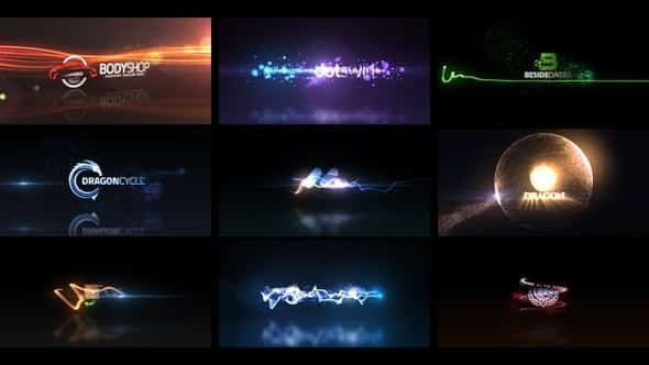 Glow Particles Logo Pack | visualstorms