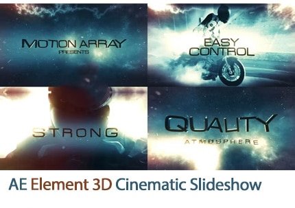 MotionArray Element 3D Cinematic Slideshow | visualstorms