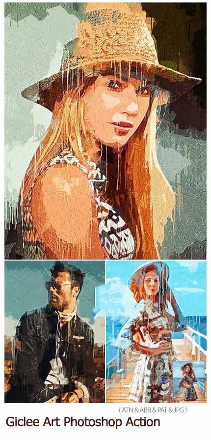 GraphicRiver Giclee Art Photoshop Action | visualstorms